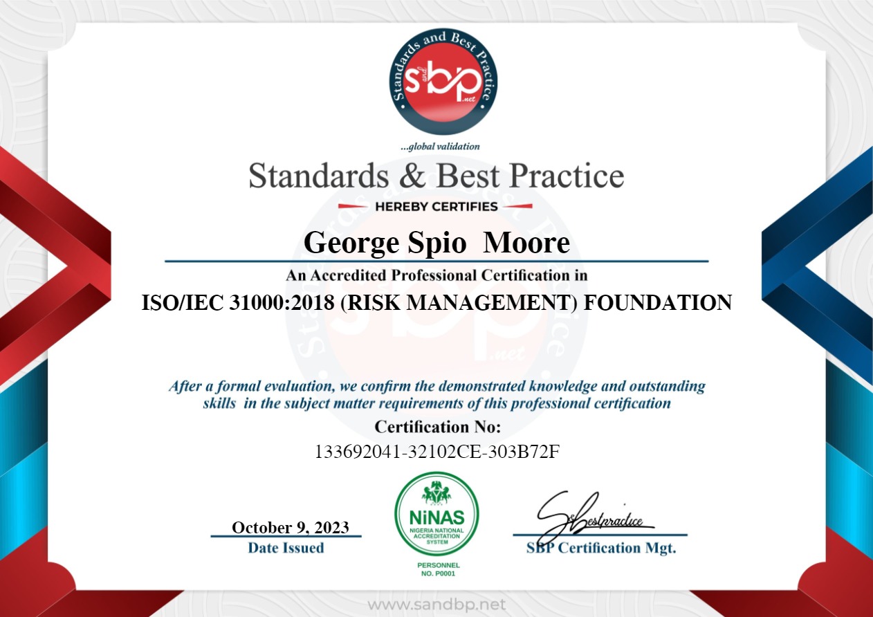 Certificate Verification Page – Standards and Best Practice (SandBP)
