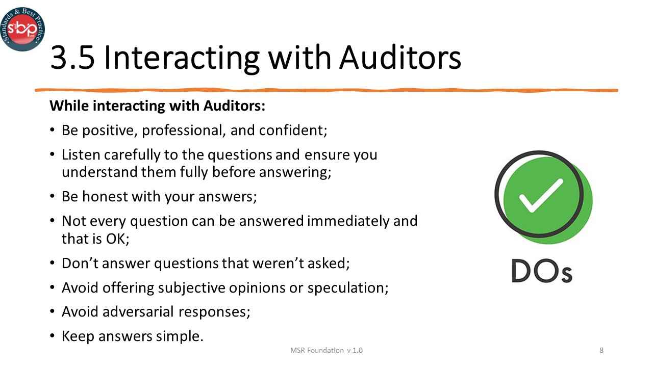 ISO 30301 FD S3 Slide8 – Standards and Best Practice (SandBP)