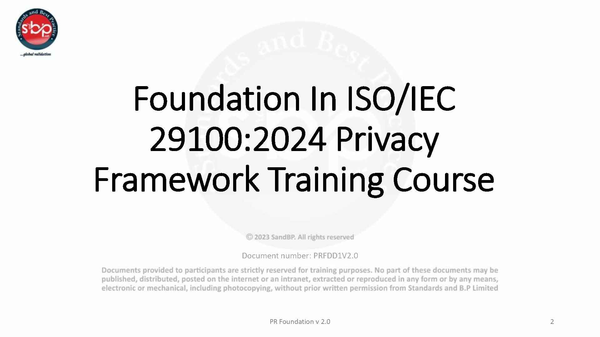 ISO 29100 v2 Mod 1 ISO 29100 v2 Module 1_Page2 – Standards and Best ...