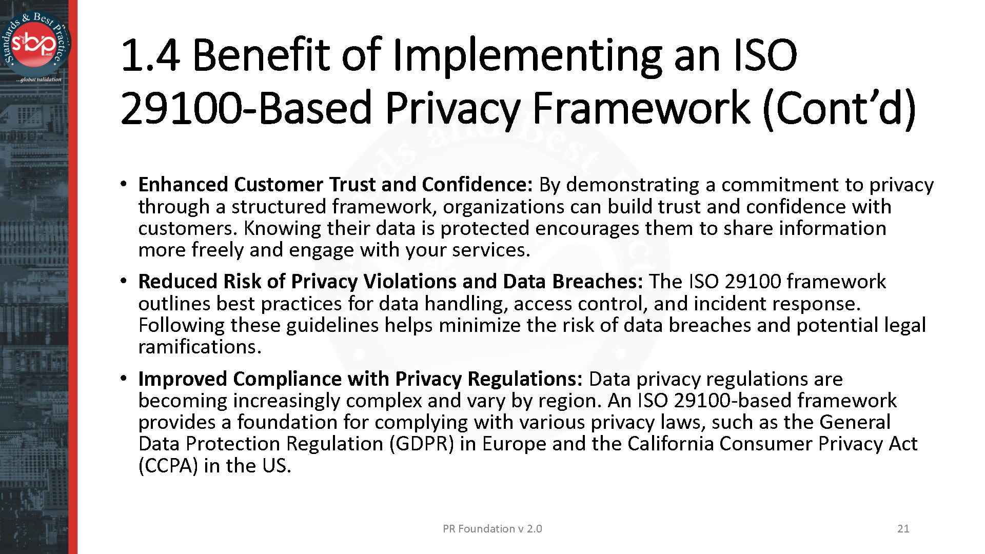ISO 29100 v2 Mod 1 ISO 29100 v2 Module 1_Page21 – Standards and Best ...