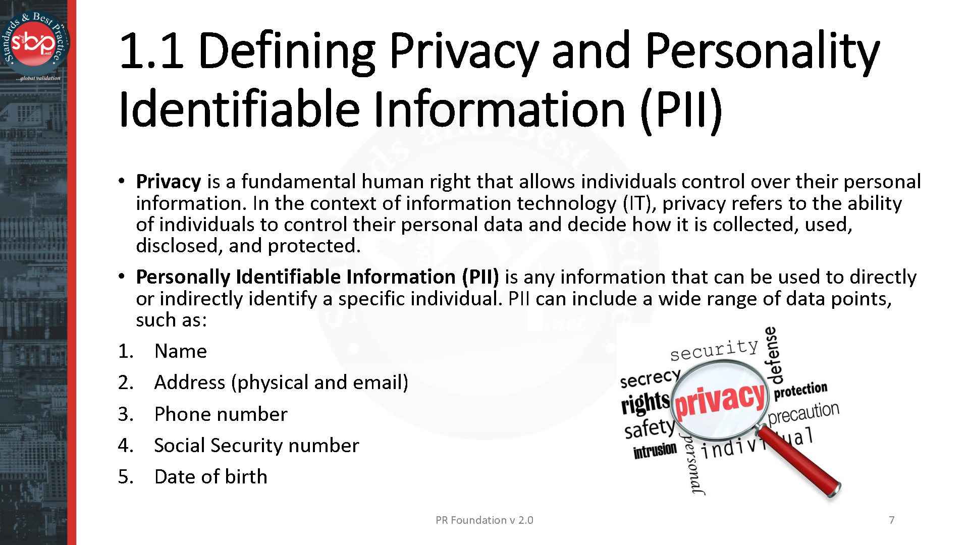 ISO 29100 v2 Mod 1 ISO 29100 v2 Module 1_Page7 – Standards and Best ...