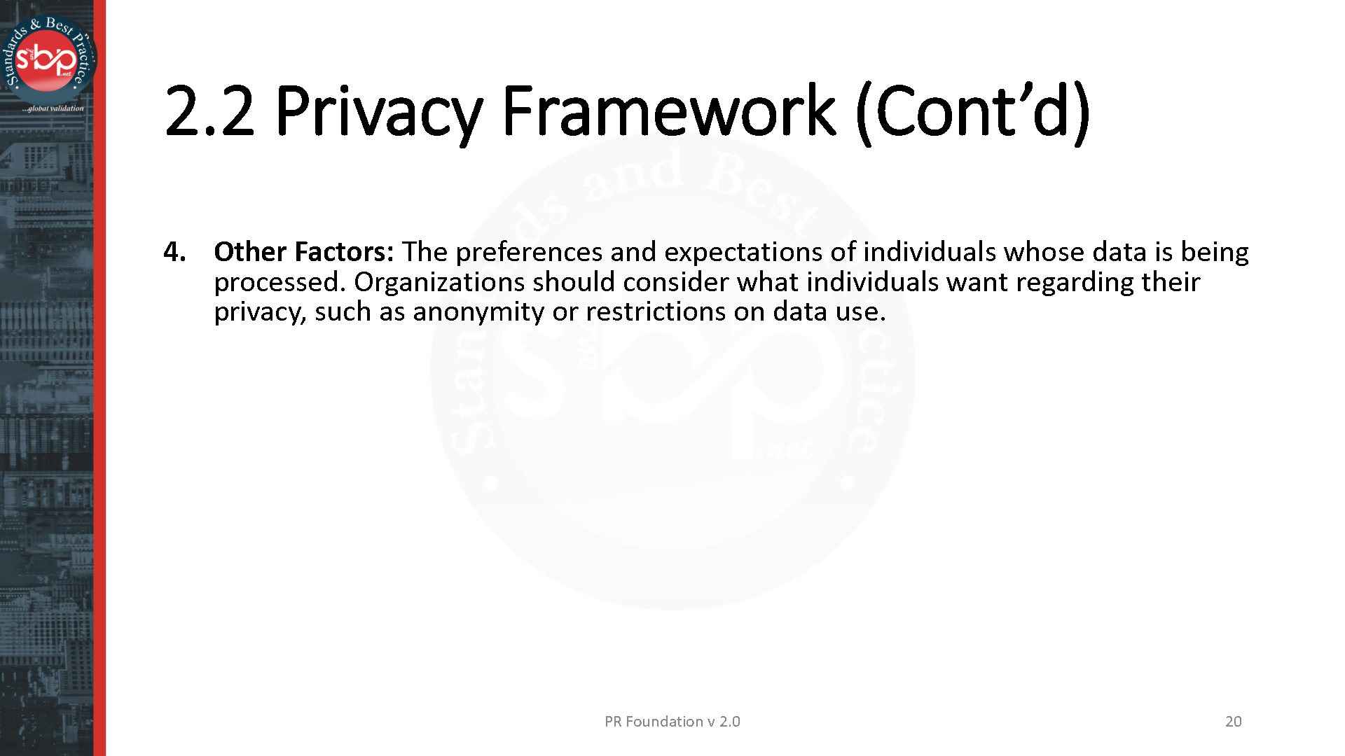 ISO 29100 v2 Mod 2 ISO 29100 v2 Module 2_Page20 – Standards and Best ...