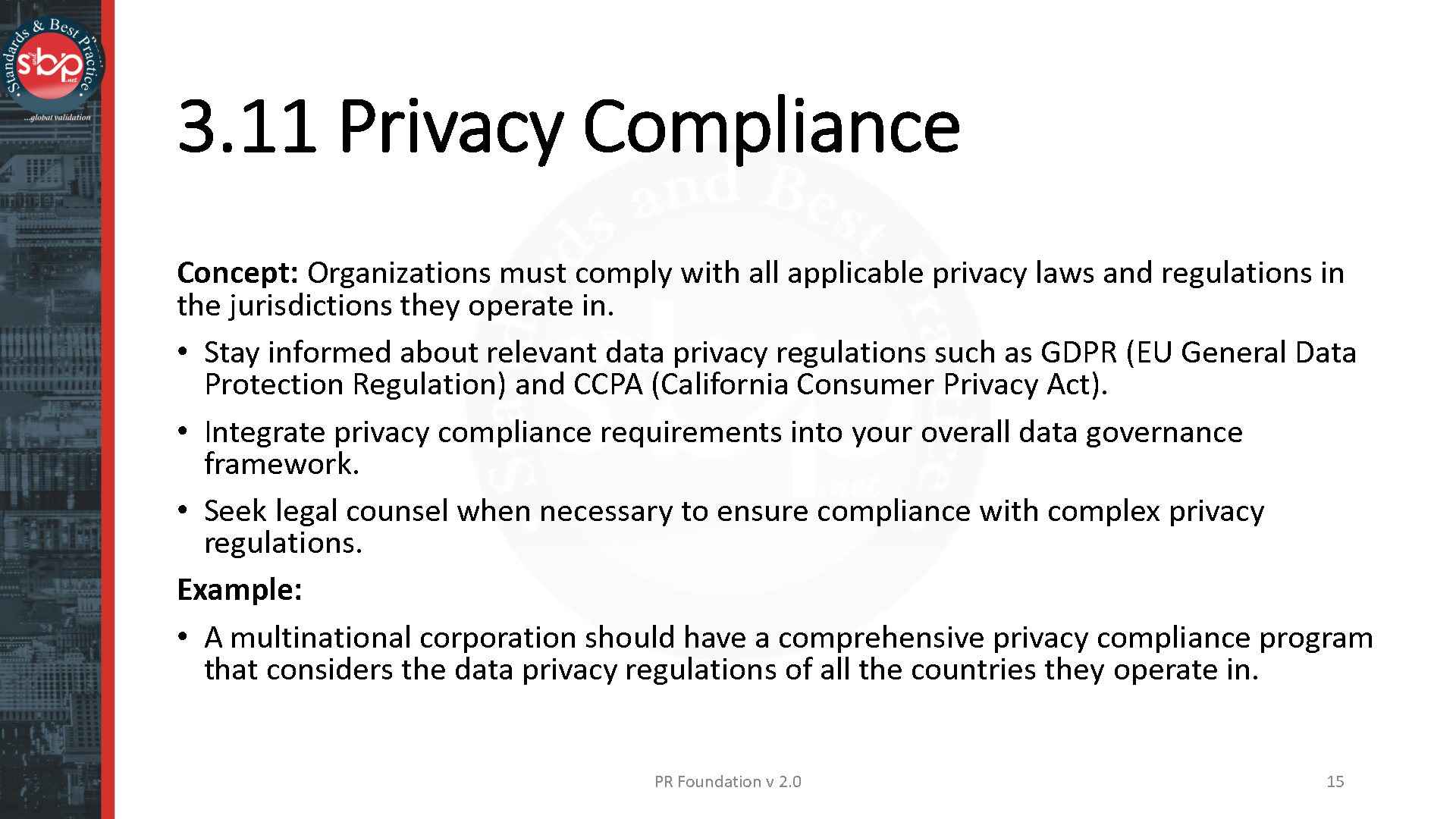 ISO 29100 v2 Mod 3 ISO 29100 v2 Module 3_Page15 – Standards and Best ...