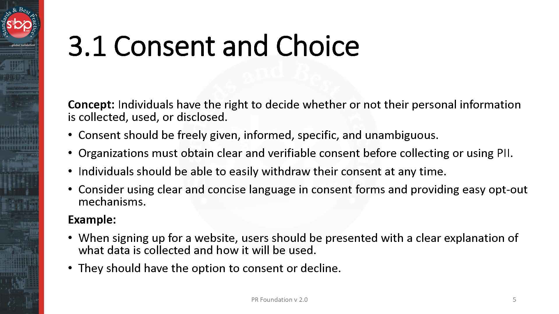 ISO 29100 v2 Mod 3 ISO 29100 v2 Module 3_Page5 – Standards and Best ...