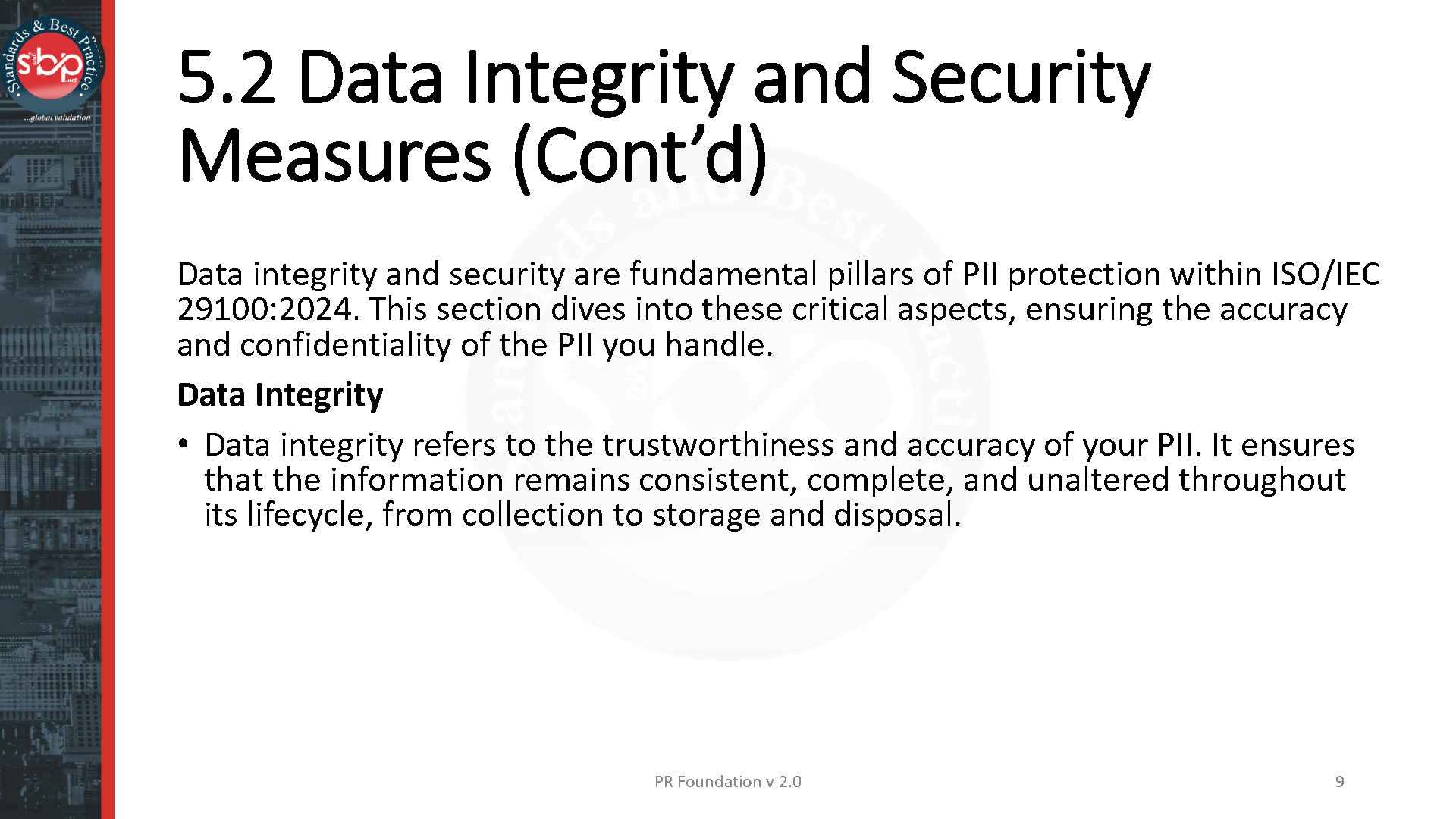 ISO 29100 v2 Mod 5 ISO 29100 v2 Module 5_Page9 – Standards and Best ...