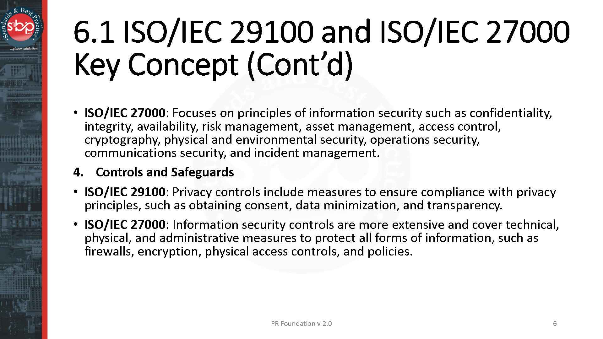ISO 29100 v2 Mod 6 ISO 29100 v2 Module 6_Page6 – Standards and Best ...
