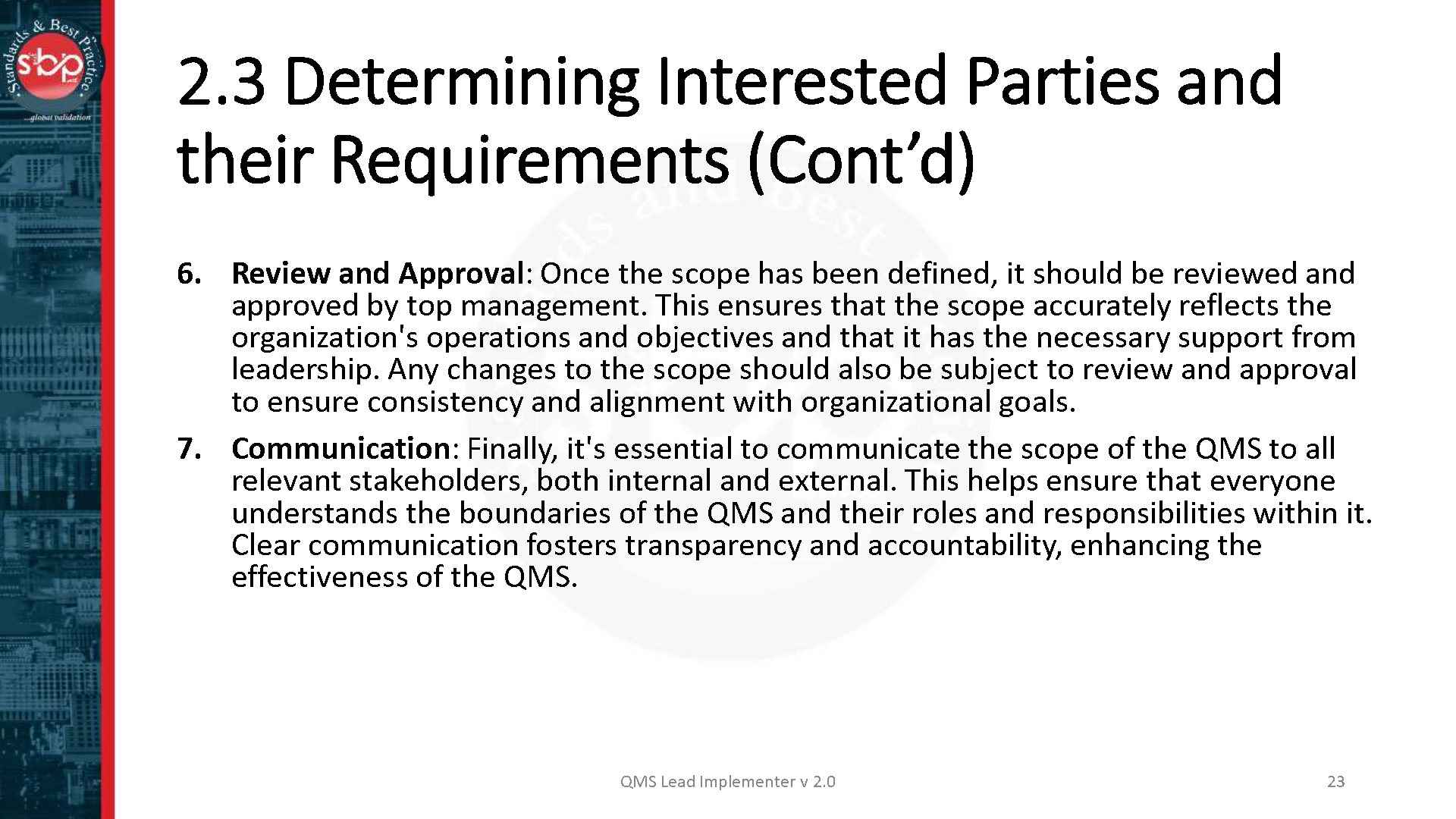 ISO 9001 LI Module 2v2 ISO 9001 LI Module 2 v2_Page23 – Standards and ...