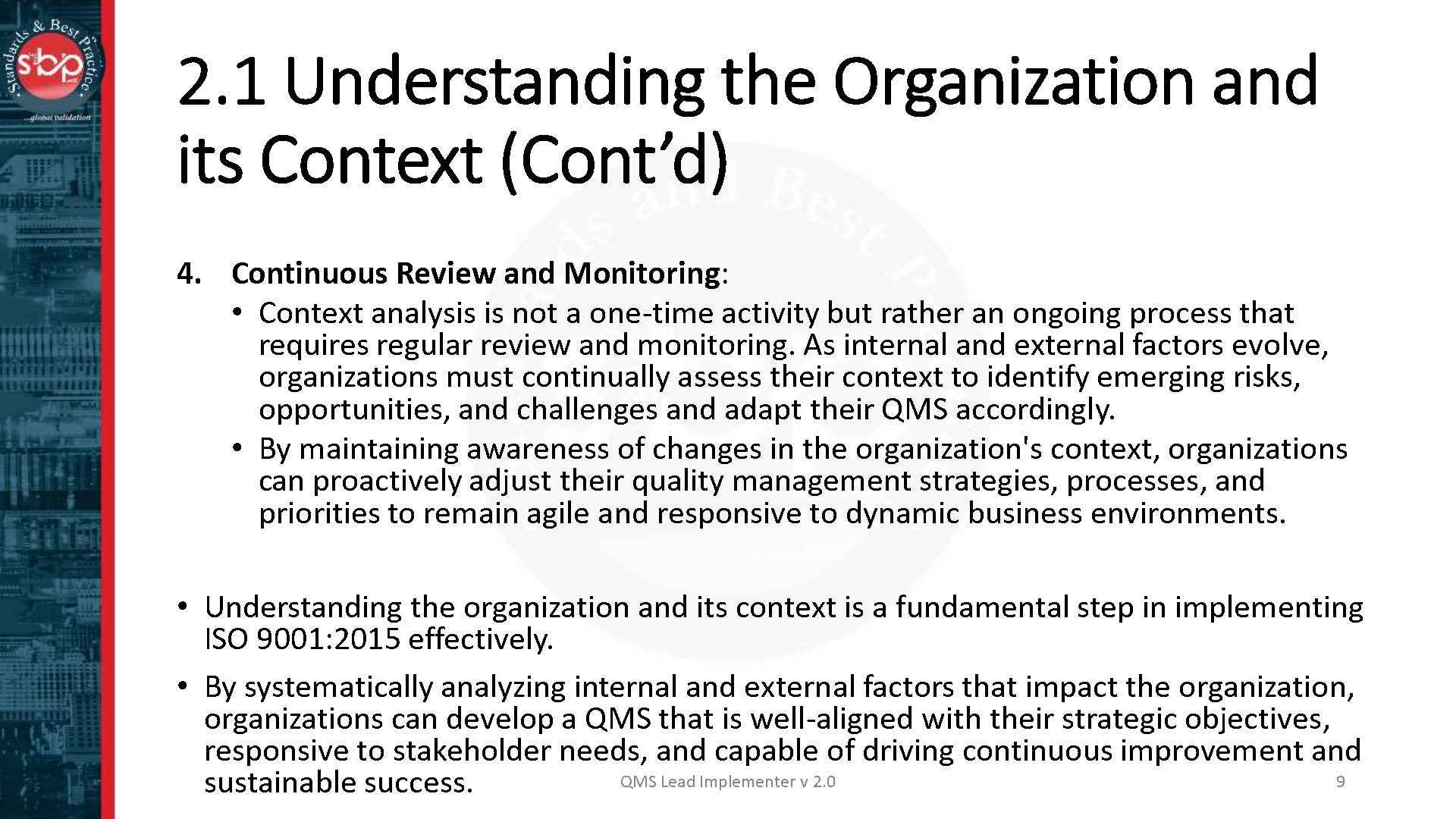 ISO 9001 LI Module 2v2 ISO 9001 LI Module 2 v2_Page9 – Standards and ...