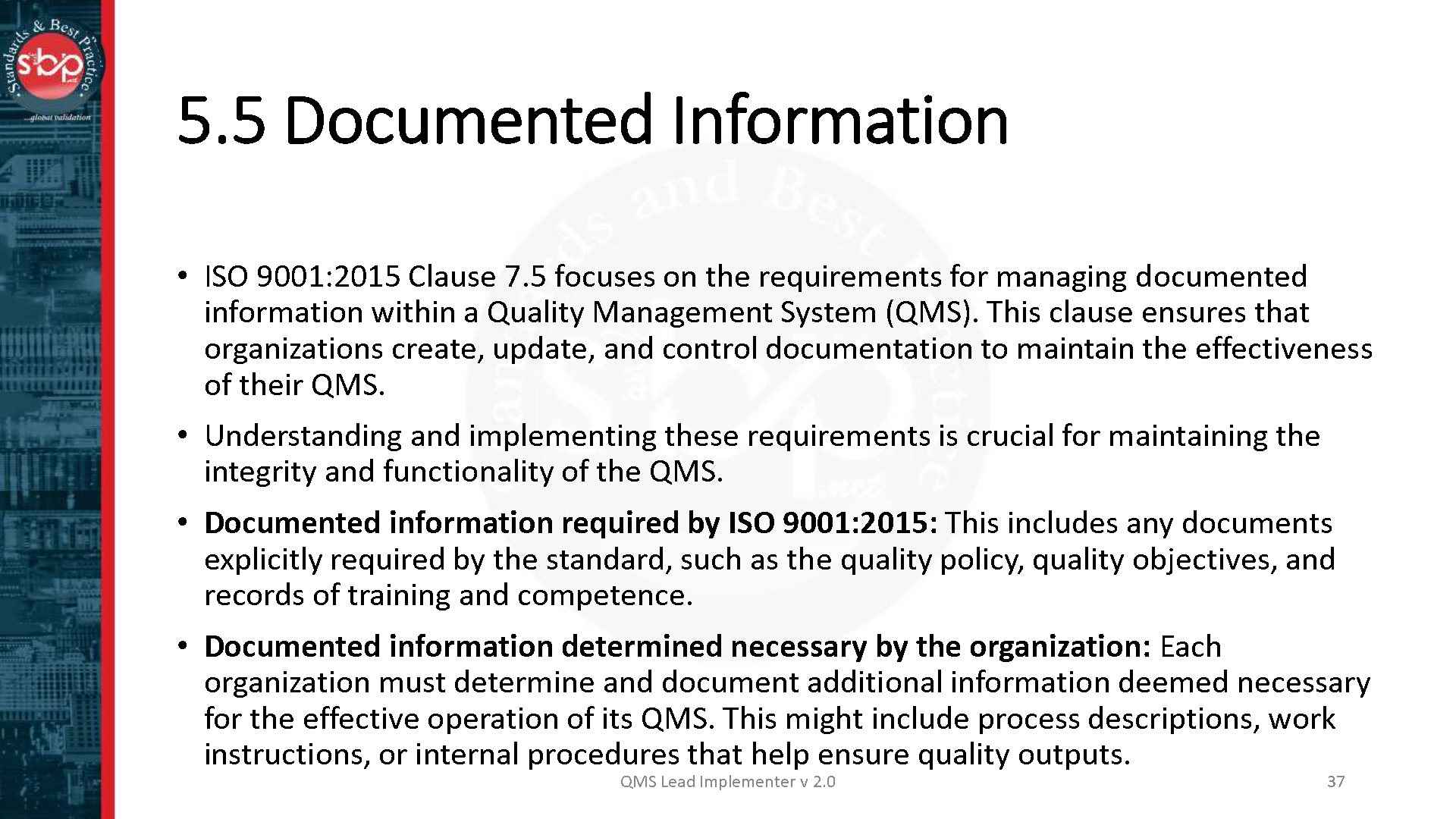 ISO 9001 LI Module 5v2 ISO_9001_LI_Module 5 v2_Page37 – Standards and ...