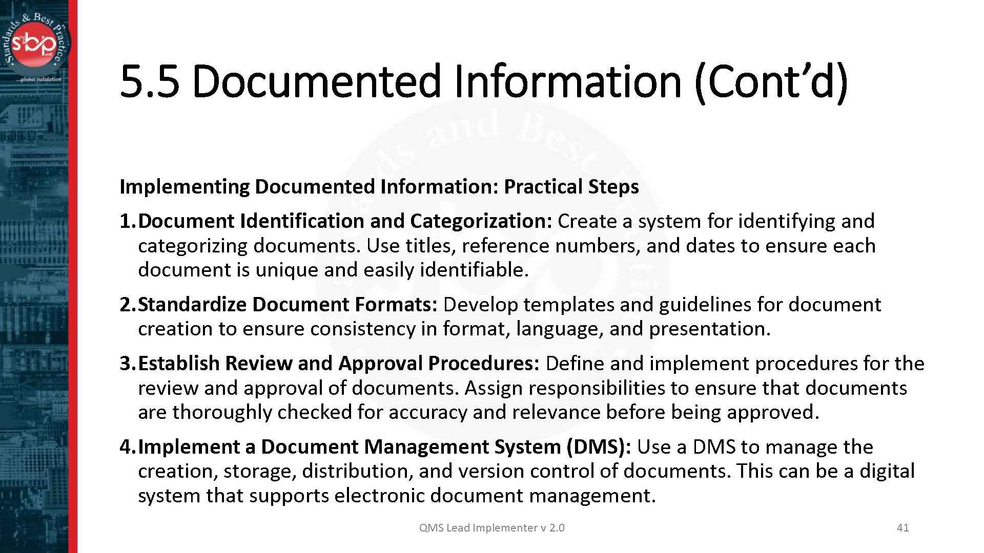ISO 9001 LI Module 5v2 ISO_9001_LI_Module 5 v2_Page41 – Standards and ...