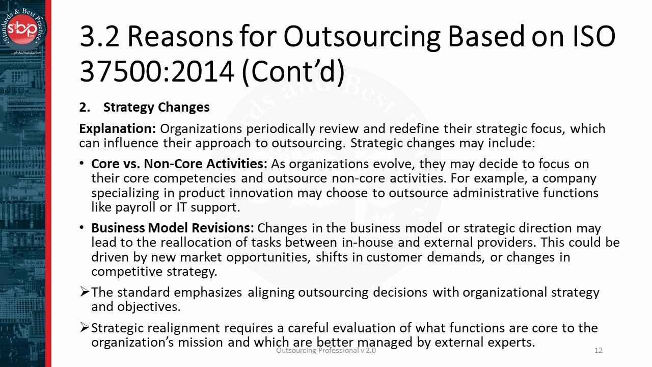 ISO 37500 Mod 3 Slide12 – Standards and Best Practice (SandBP)