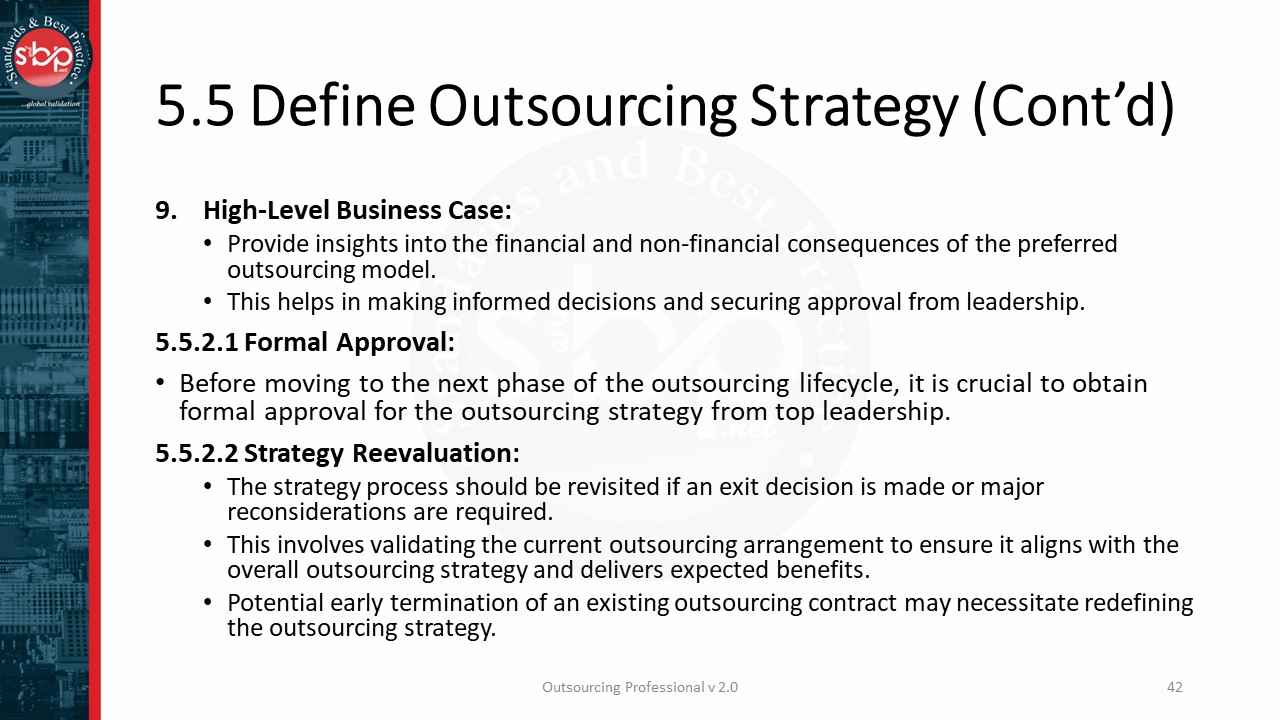 ISO 37500 Mod 5 Slide42 – Standards and Best Practice (SandBP)