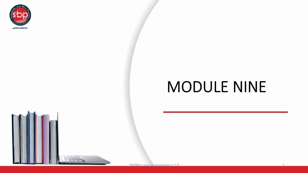 ISO 45001 LI MOD 9 v3 Slide1 – Standards and Best Practice (SandBP)