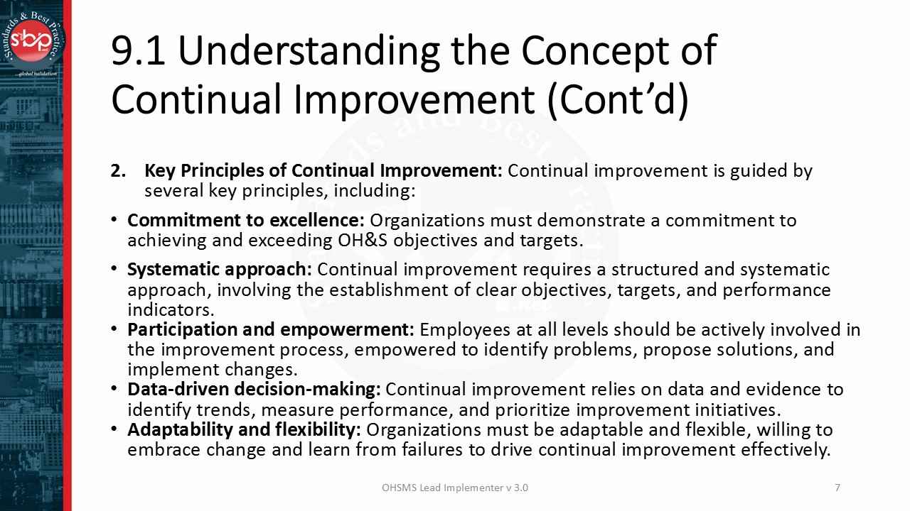 ISO 45001 LI MOD 9 v3 Slide7 – Standards and Best Practice (SandBP)